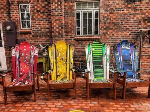 Original Adirondack Snowboard & Ski Chairs - Set of 4 - Colorado Ski Chairs