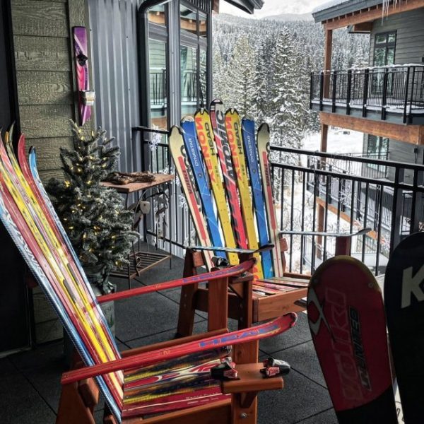 Customizable Premium Ski Chairs - Set of 2 - Colorado Ski Chairs