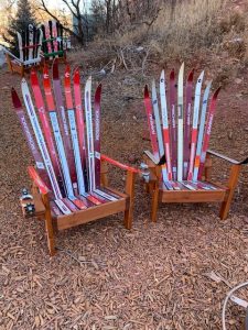 Customizable Colorful Cross Country Ski Chairs - Colorado Ski Chairs
