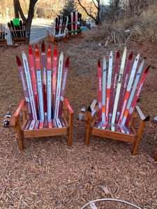 Customizable Colorful Cross Country Ski Chairs - Colorado Ski Chairs