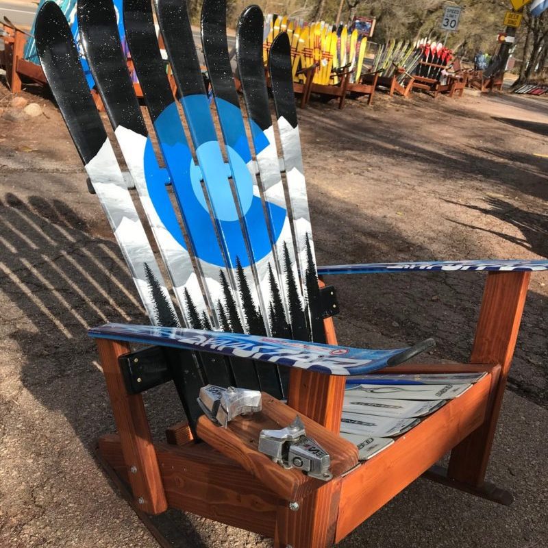 Trees and Wilderness Adirondack Ski Chair - Colorado Ski Chairs