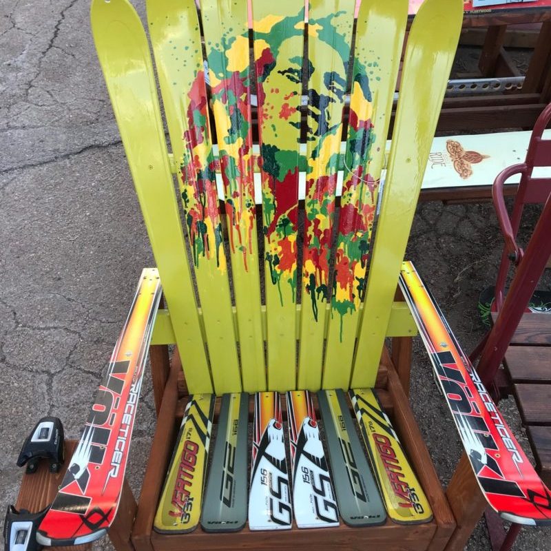 Adirondack Ski Chairs: Snowboard Chairs: Ski Cabin Furniture