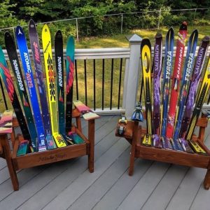 Customizable Premium Ski Chairs - Set of 2 - Colorado Ski Chairs