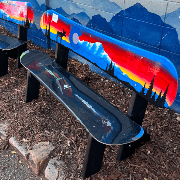 Adirondack Benches: Custom Ski & Snowboard Benches | Coffee Tables
